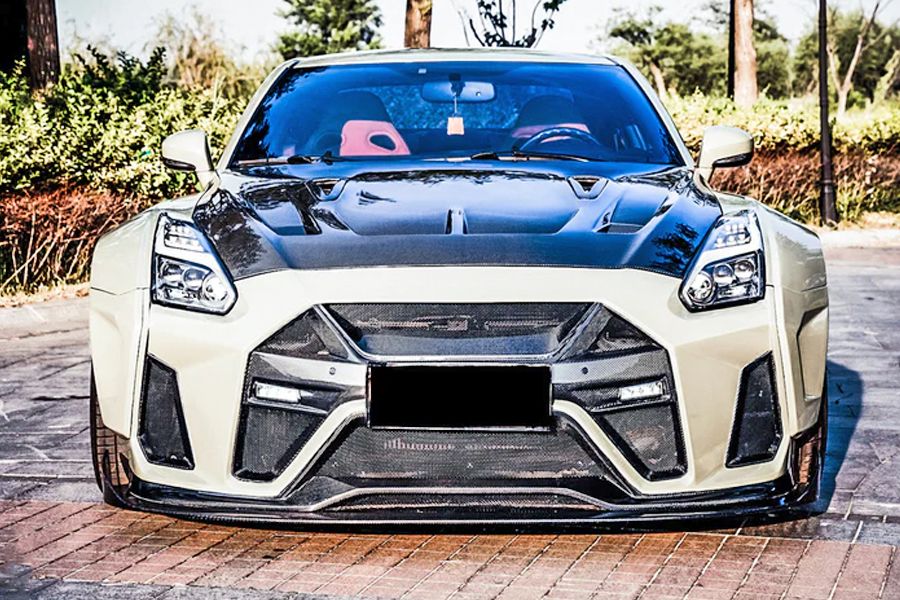 2008-2022 Nissan GTR R35 BKSSII Style Carbon Fiber Hood