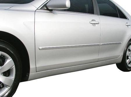 2009-2010 Toyota Matrix Painted Body Side Moldings w/ Chrome Line Inserts