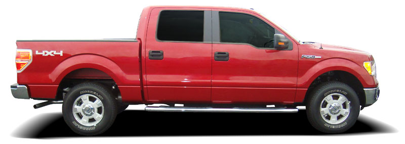 2009-2014 Ford F-150 Painted Body Side Moldings