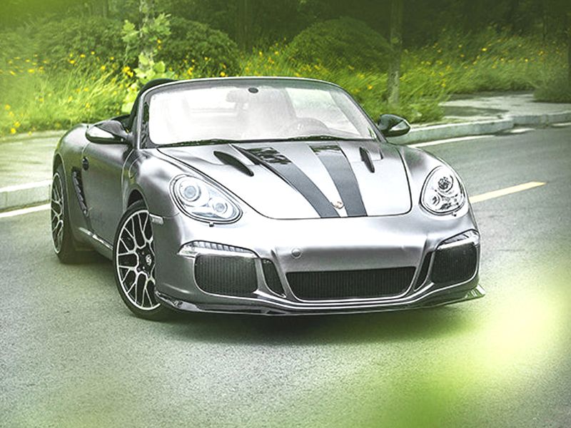 2009-2012 Porsche Cayman Boxster 987.2 GT3 Style Partial Carbon Fiber ...