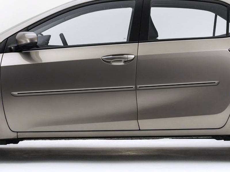 2014-2019 TOYOTA COROLLA SEDAN PAINTED MOLDINGS COLOR INSERT