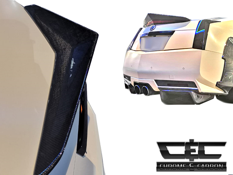 2009-2015 Cadillac CTS-V Rear Carbon Fiber Spoiler