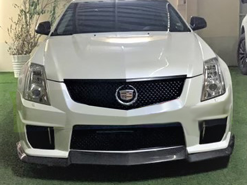 2009-2014 Cadillac CTS-V Front Chin Lip Spoiler Carbon Fiber