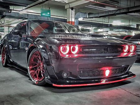 CHROME AND CARBON ® 2009-2023 Dodge Challenger Demon Style Wide BodykitT