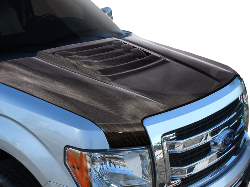 2009-2014 Ford F-150 Carbon Creations Raptor Look Hood