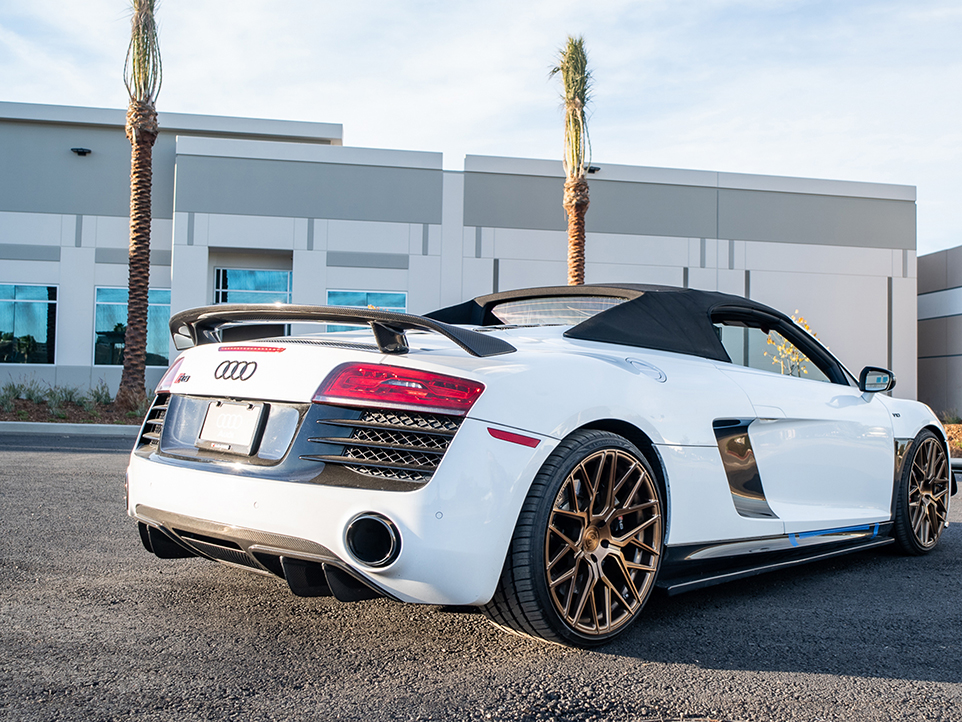 2009-2015 Audi R8 Carbon Fiber GT Spyder Style Wing