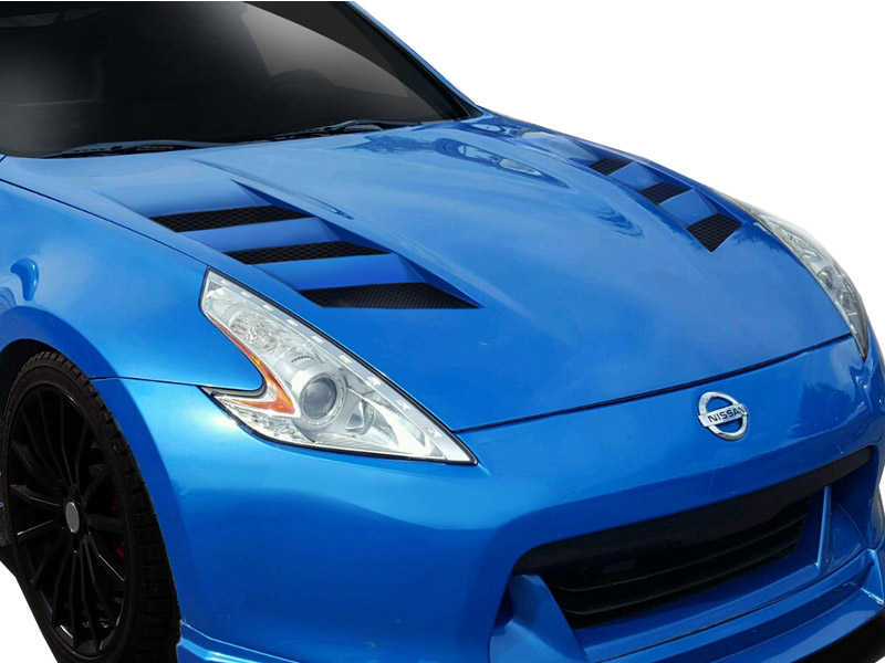 2009-2018 Nissan 370Z Aftermarket replacement hood