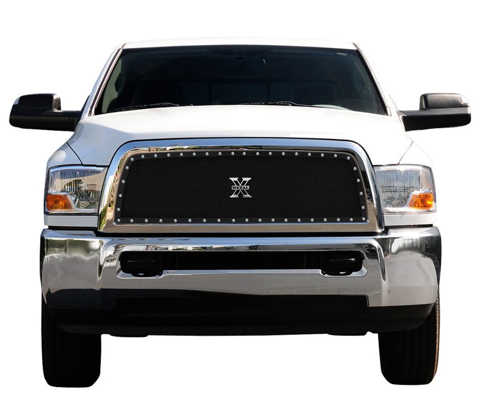 2010-2012 Dodge Ram 2500 3500 X-Metal Studded Polished Stainless Steel ...