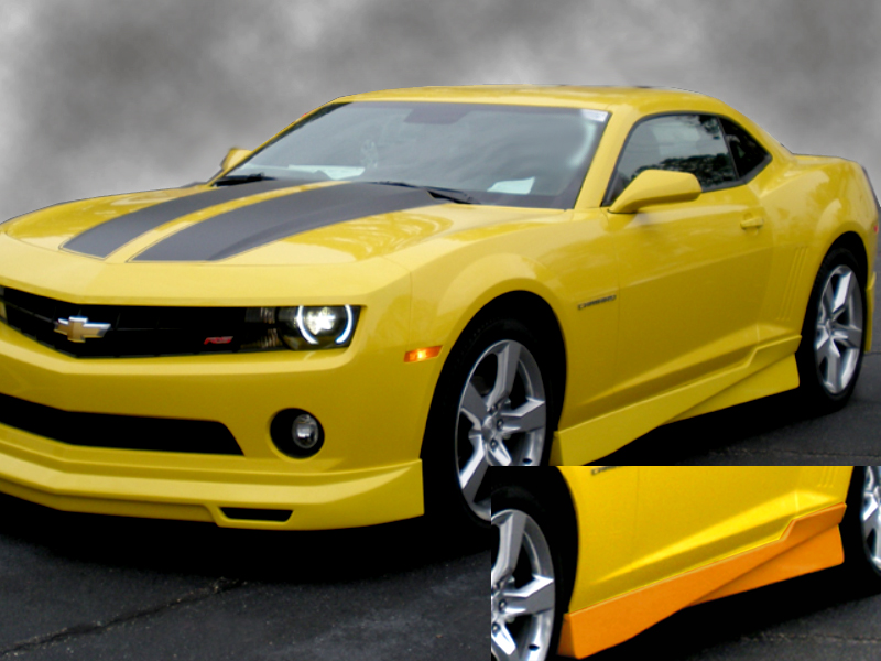 2010-2015 Chevrolet Camaro Duraflex Racer Side Skirts Rocker Panels - 2 ...