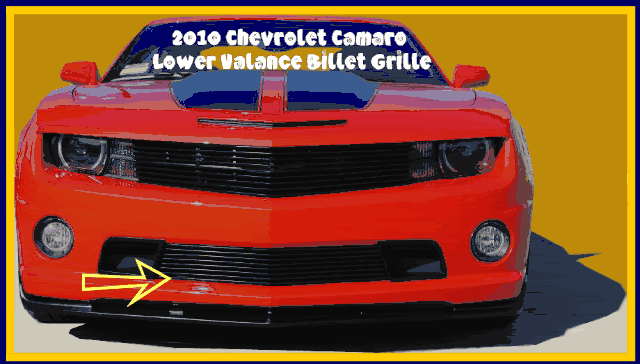2010-2013 Chevrolet Camaro Lower Valance / Bumper Grille w/ Painted ...
