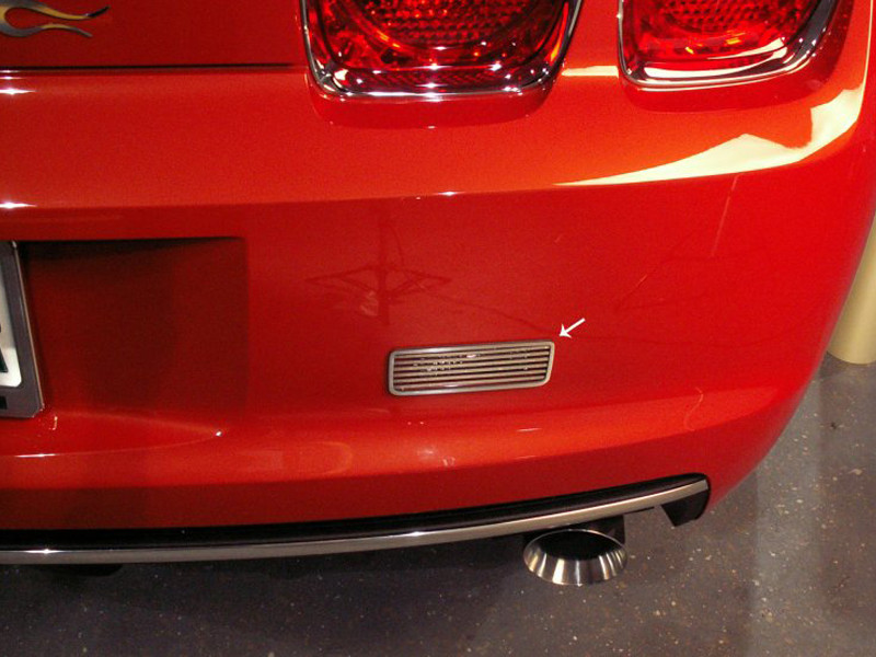 2010-2013 Camaro Stainless Billet Style 2pc Reverse Light Covers ACC 102030