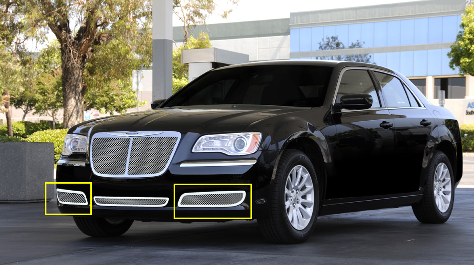Chrysler 300C Mesh Grilles, Chrysler 300 Mesh Grilles, 2012 Chrysler ...