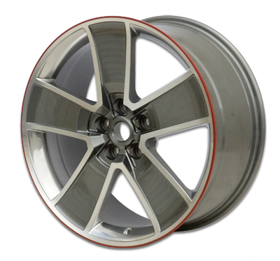 SLP Chevrolet Camaro Gloss Black Wheels with Machined Face 2010-2014 81055