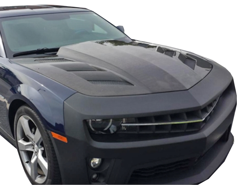2010-2014 Chevrolet Camaro Ams Carbon Fiber Hood 10CHCAM2DAMS-010C