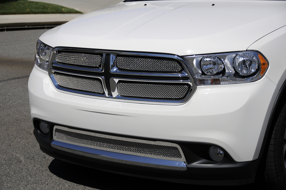 2011 2012 Dodge Durango Sport All Black SS Formed Mesh Grille, 46491