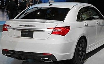 2011-2013 Chrysler 200 Rear OEM Style Deck Spoiler