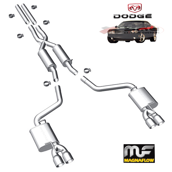 2011-2014 Dodge Challenger V6 3.6L Cat-Back Exhaust System 15098