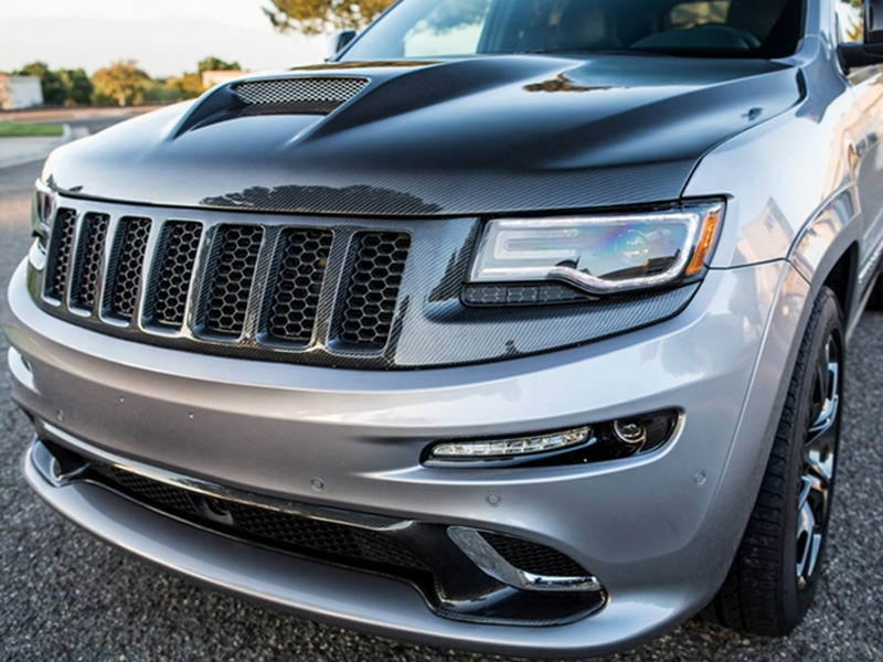TRUCARBON A23 CARBON FIBER HOOD 11-22 Jeep Grand Cherokee (All Models ...