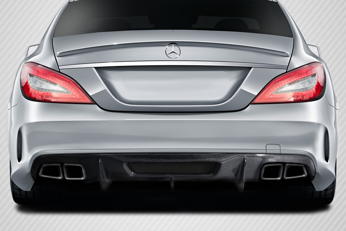 2012-2018 Mercedes W218 CLS63 Carbon AF-1 Rear Diffuser 113768