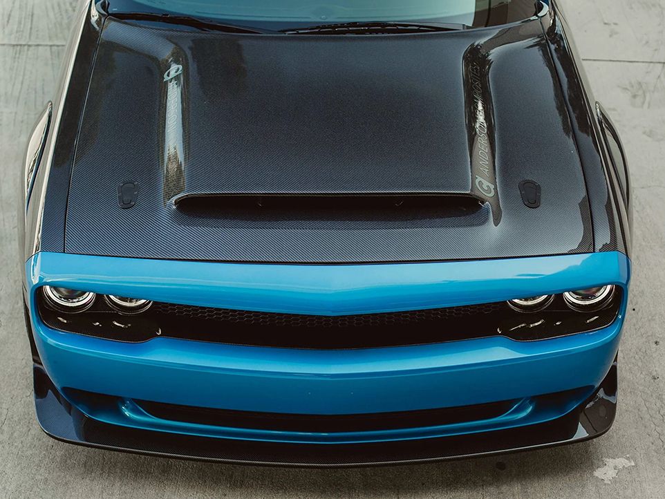 2008-2023 Dodge Challenger Demon Type-OE Carbon Fiber Hood