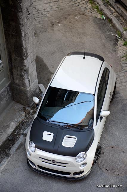 2012- 2019 Fiat 500Sport Front Lip Spoiler, ACS Cavallino Fiat 500