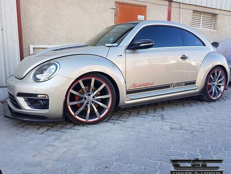 2012-2019 VW Beetle Custom Body Kit Carbon & Chrome