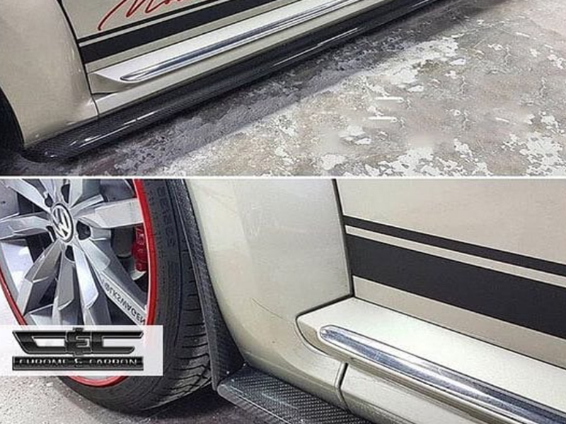 2012-2019 VW Beetle Custom Body Kit Carbon & Chrome