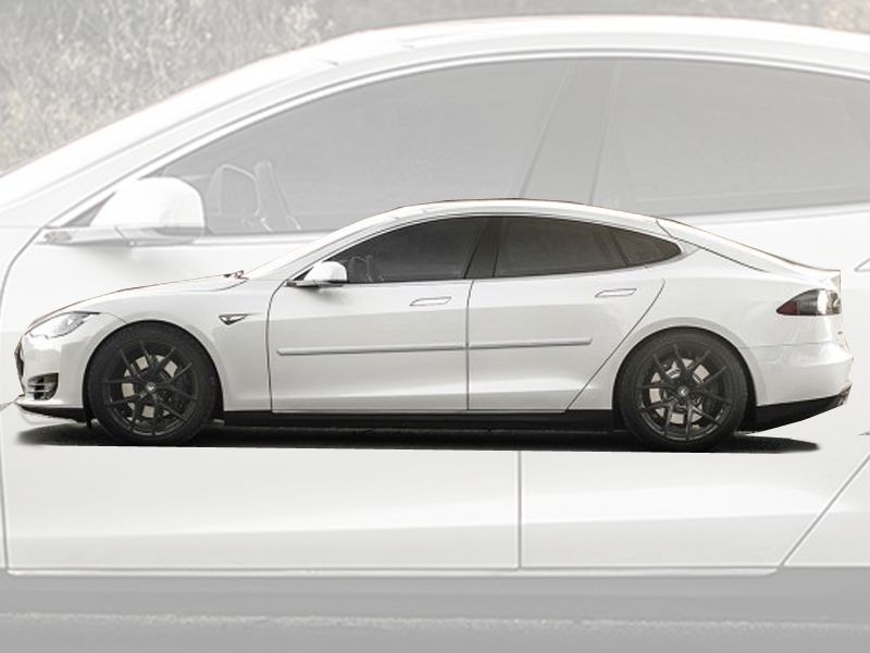 2012-2023 TESLA MODEL S PAINTED BODY SIDE MOLDING