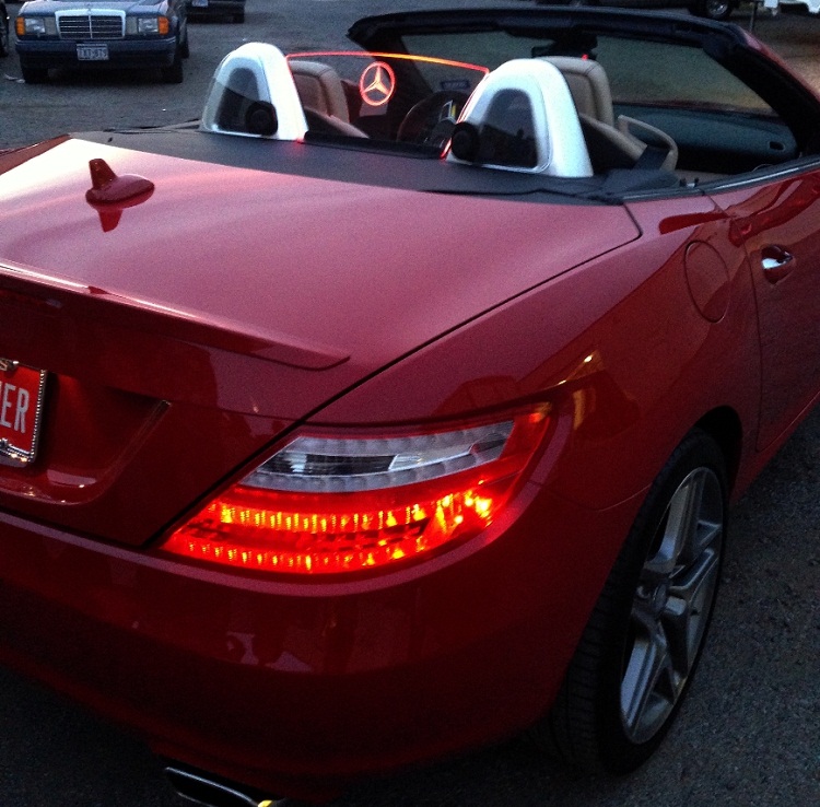 2012 Mercedes Benz SLK R172 Convertible Wind Restrictor