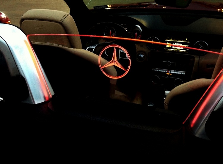 2012 Mercedes Benz SLK R172 Convertible Wind Restrictor