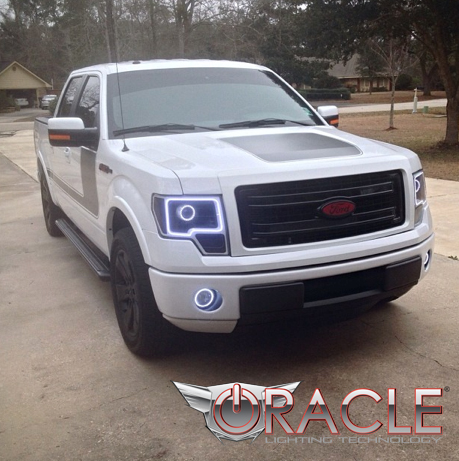 2013-2014 Ford F150/Raptor Projector/HID Style ORACLE Halo Kit