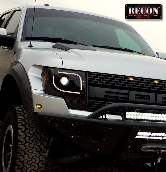2013 2014 Ford F150 & RAPTOR RECON PROJECTOR HEADLIGHTS
