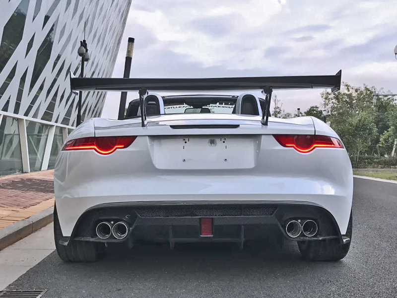 22013-2017 Jaguar F-Type Coupe/Convertible Carbon Fiber Rear Diffuser