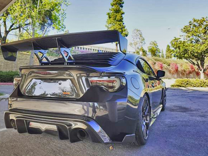 2013-2017 Scion FRS JTC Carbon Fiber Rear Diffuser