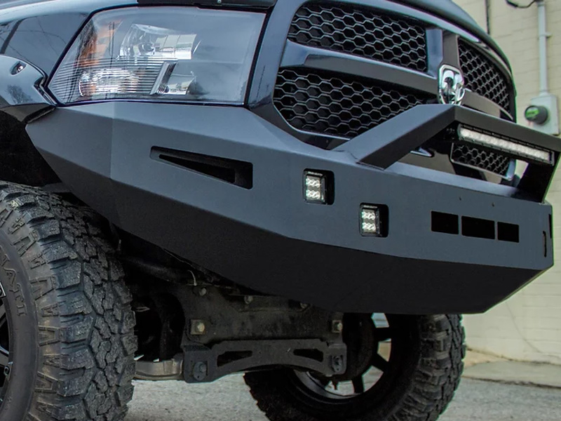 2013-2018 Dodge RAM 1500 Front Bumper Sensor Ready Aluminum