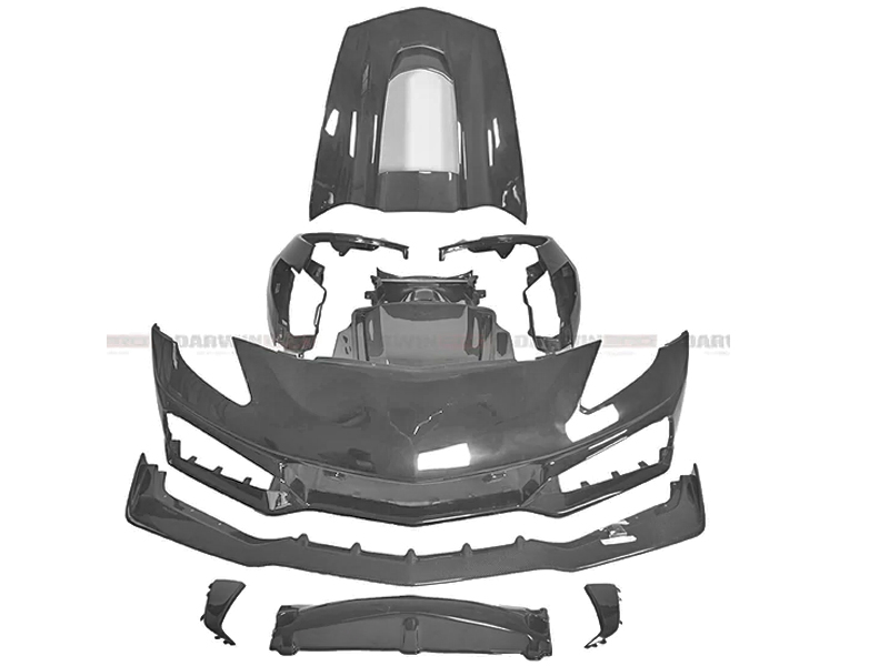 2013-2019 Corvette C7 Z51 ZR1-Style Front Conversion Body Kit