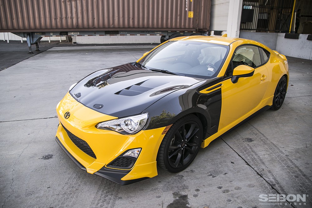 2013-2020 SCION FRS TS-STYLE CARBON FIBER HOOD/ TOYOTA 86 / SUBARU BRZ