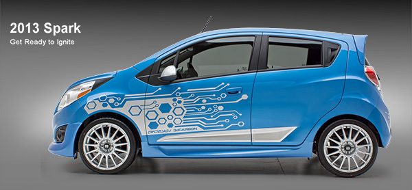 2013-2015 Chevrolet Spark 3dC Body Kit, 692031