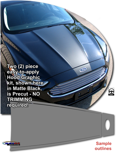 2013-Current Ford Fusion Hood Graphic Kit
