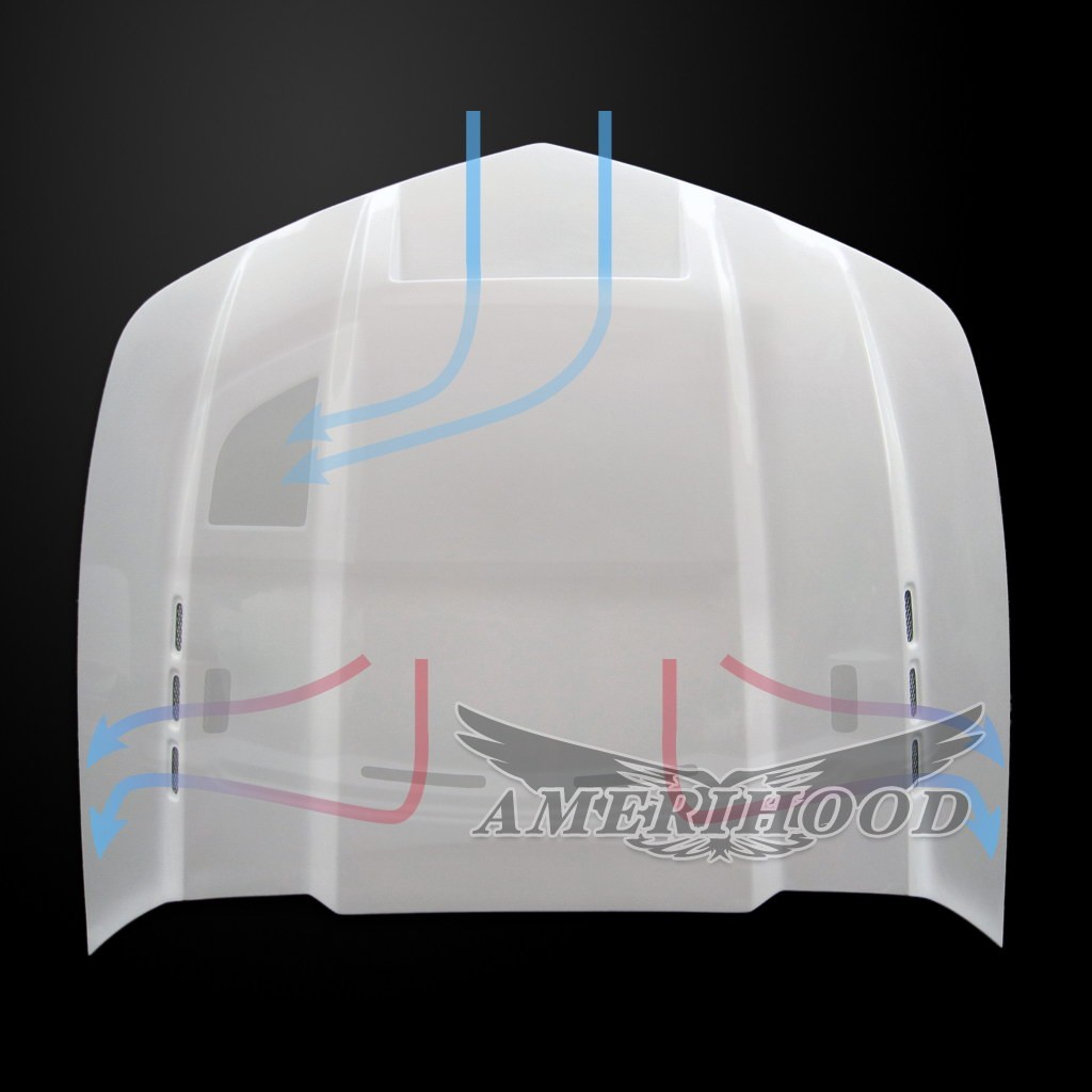 2014-2015 Chevrolet Camaro SS Type SMS Heat Extractor Hood ...