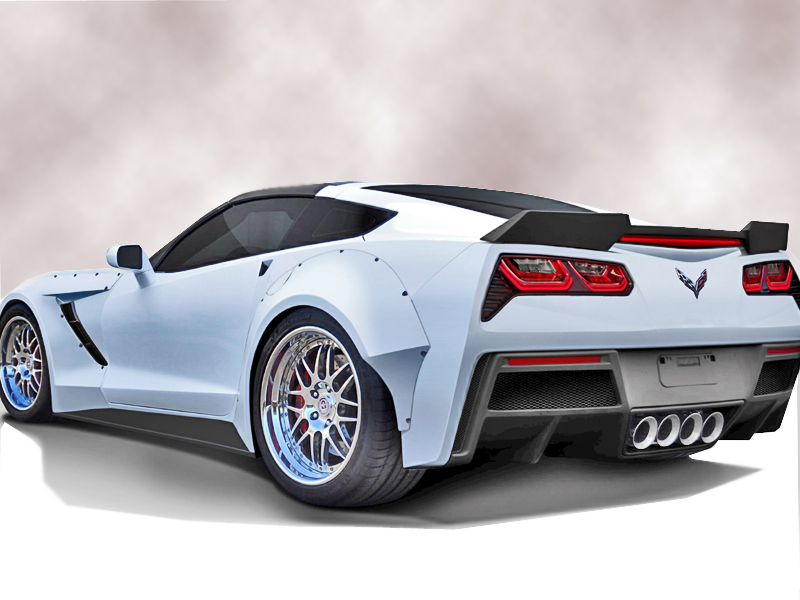 2014-2019 Chevrolet Corvette C7 Duraflex Gran Veloce Wide Body Kit - 6 ...