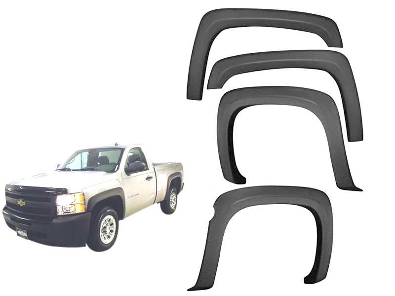 2007-2013 CHEVROLET SILVERADO LONG BED FENDER FLARES