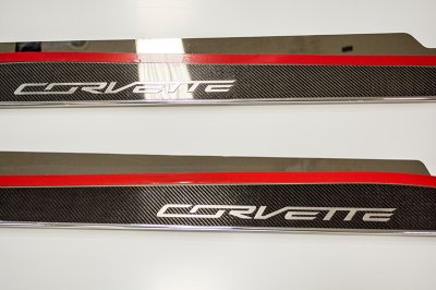 2014-2019 Corvette Stingray - Side Skirts 22 Gauge Stainless Steel With ...