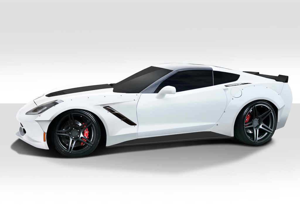 2014-2019 Chevrolet Corvette C7 Duraflex Gran Veloce Wide Body Kit - 6 ...