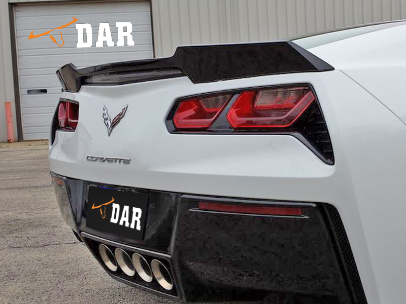 2014-2018 Corvette C7 WickerBill Custom Spoiler DAR FG-599