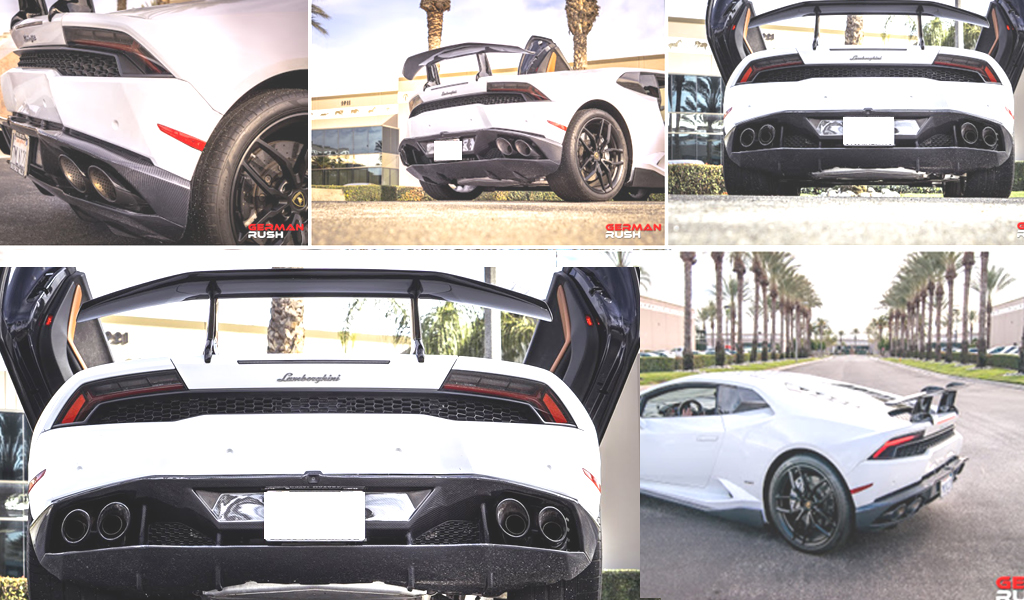 2014-2019 Lamborghini Huracan Rear Bumper Carbon Fiber