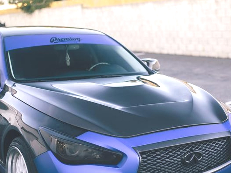 2014-2022 Infiniti Q50 Carbon Fiber Hood GTS Style