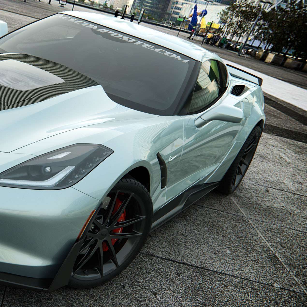 ACS Corvette C7 Wide Body Conversion Kit Stingray Coupe 45-4-023-PRM