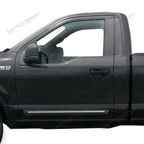 2015 - 2016 Ford F-150 Regular Cab ChromeLine Painted Body Side Moldings