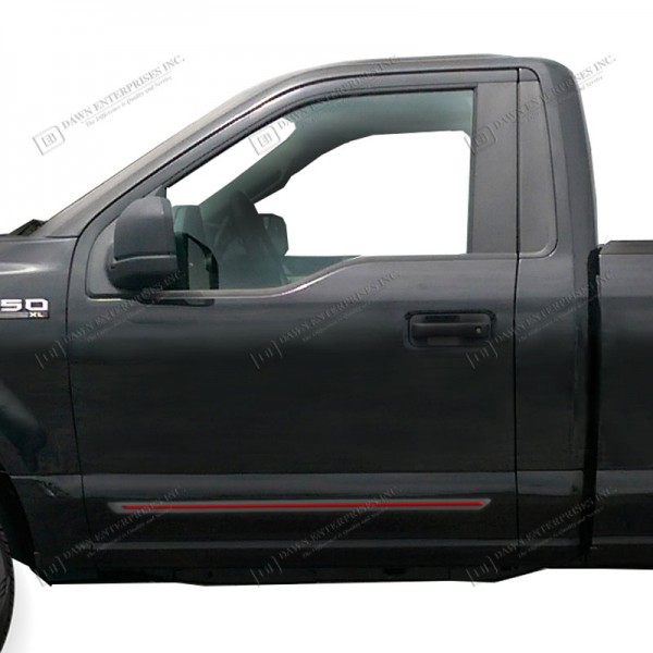 Ford F-150 Regular Cab Painted Moldings with a Color Insert 2015-2018 ...